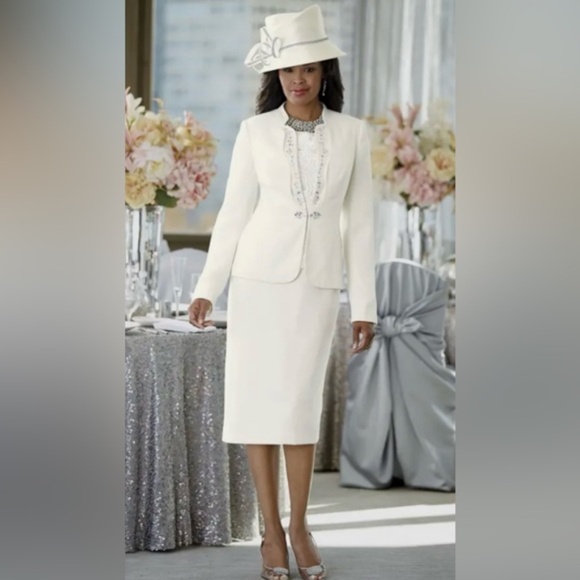 Ashro | Dresses | New Ashro White Formal Wedding Church Dinner Party ...